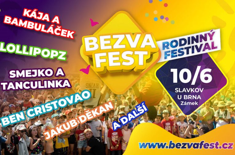 Rodinný festival Bezva Fest již brzy ve Slavkově u Brna